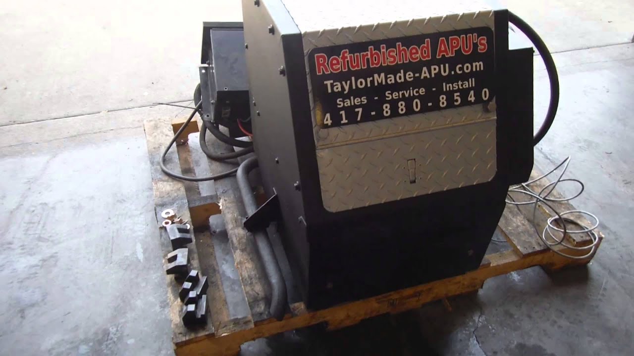 Thermo King APU Refurbished Starting and Running - YouTube