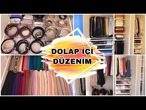 👗DOLAP İÇİ DÜZENİM | 👚KATLAMA TEKNİKLERİM | 👕GARDOLAP DÜZENİM