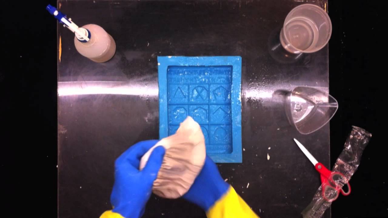 How To Cast Hydrostone 101 Use Plaster Cement Casting - YouTube