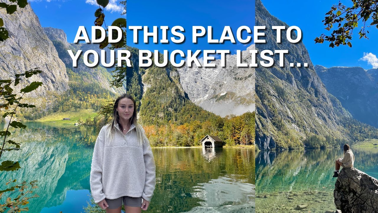 THE MOST BEAUTIFUL PLACE IN GERMANY | Van Life | Königssee boat ride ...