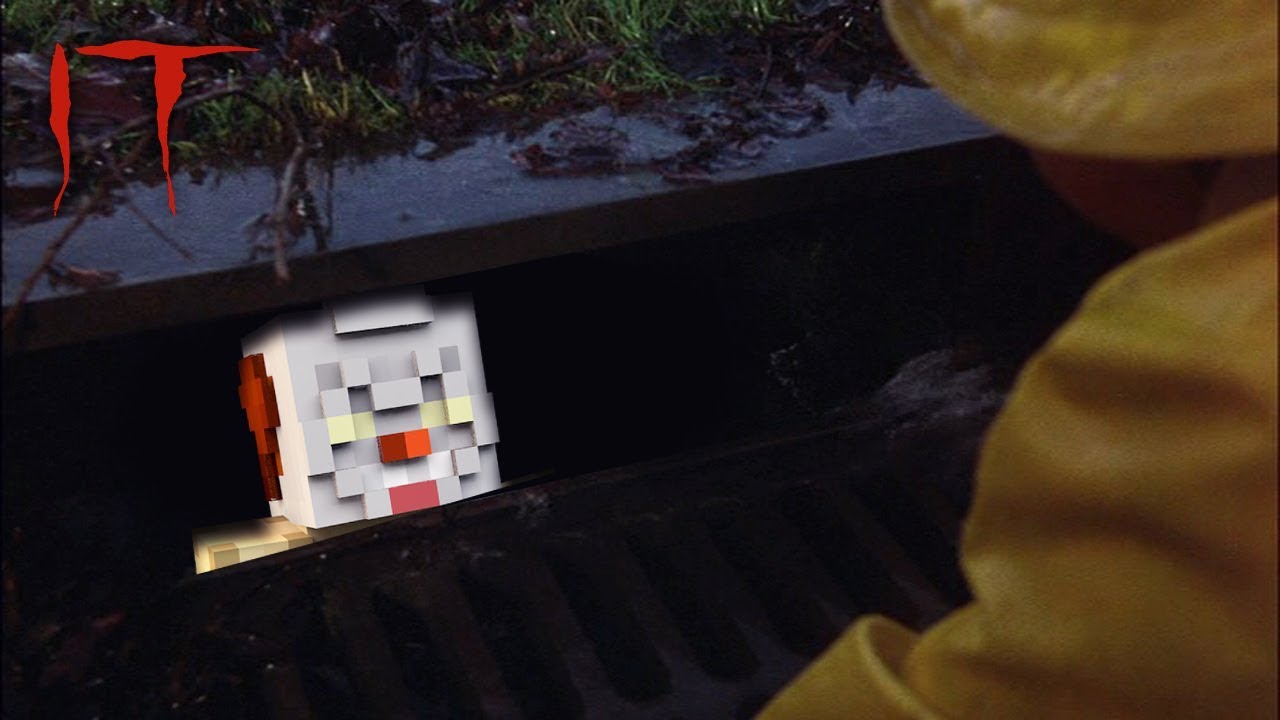 MINECRAFT || IT THE CLOWN TAKES US DOWN TO THE SEWERS!! - YouTube