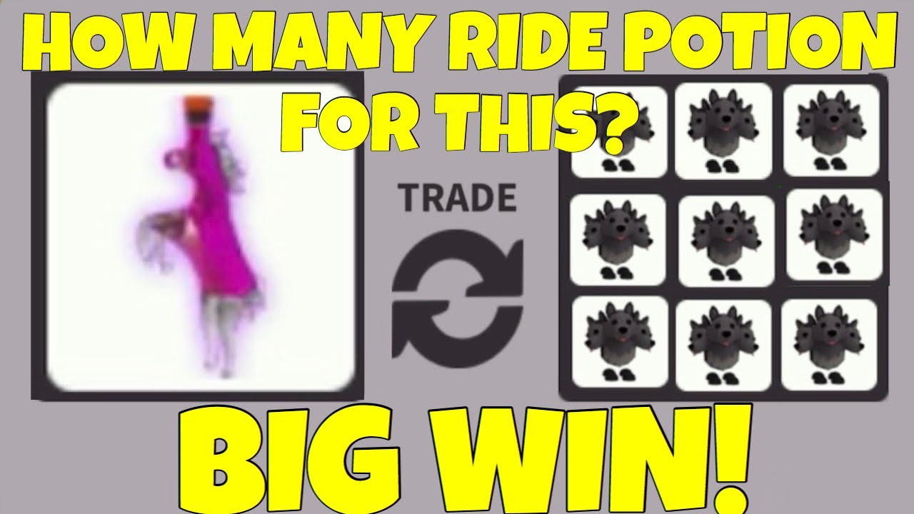 How Many Ride Potions Are All These Cerberus Worth? I Did Three Awesome ...