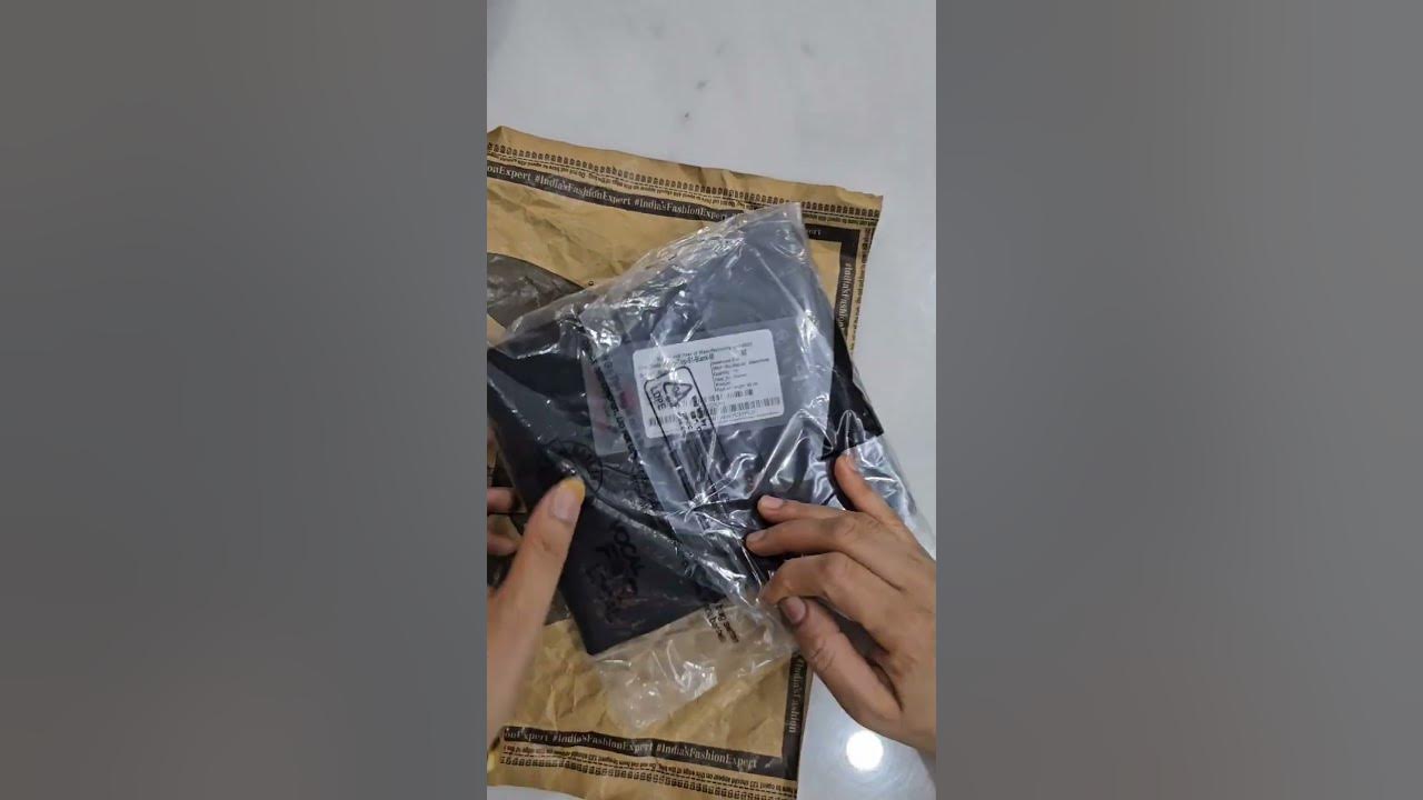 Shorts Unboxing Mintra Black T shirt In Hindi Vlog With Naaz shorts-unboxing-mintra-black-t-shirt-in-hindi-vlog-with-naaz