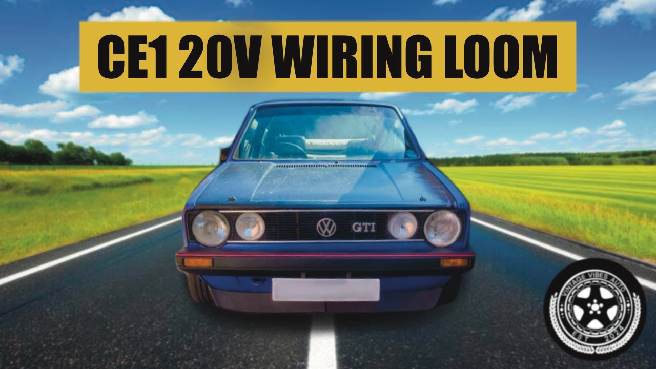 MK1 Golf 1.8t 20v Wiring Loom Conversion - YouTube