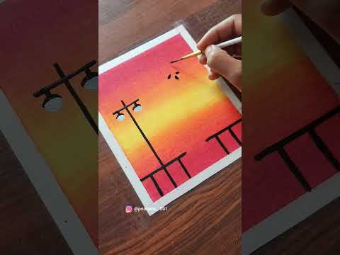 oil pastel drawing easy#shorts