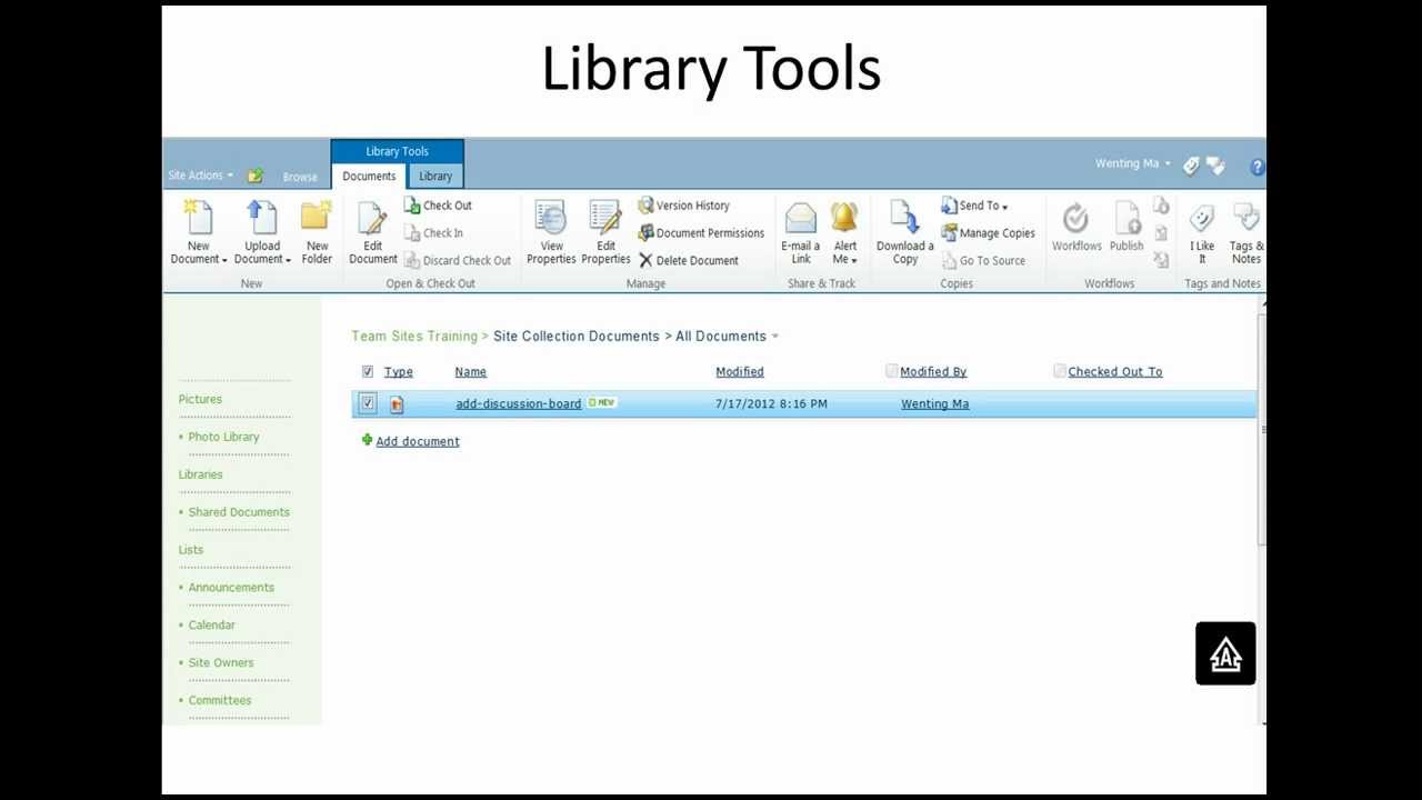 Ribbon Overview in SharePoint 2010 - YouTube