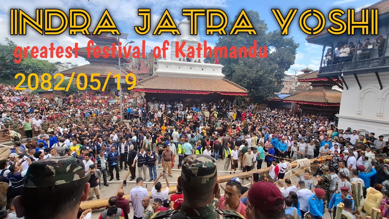 Indra jatra yoshi/yenya puni/greatest festival of Kathmandu nepal🇳🇵 ...
