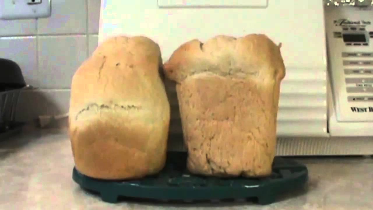 Bread Machine 2 Making Bread 1 1 2 Lb Loaf Vs 2 Lb Loaf YouTube
