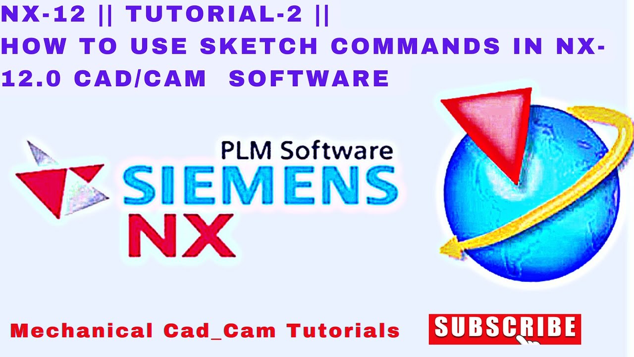 How to use commands in NX #tutorial -2 #Sketch #programming - YouTube