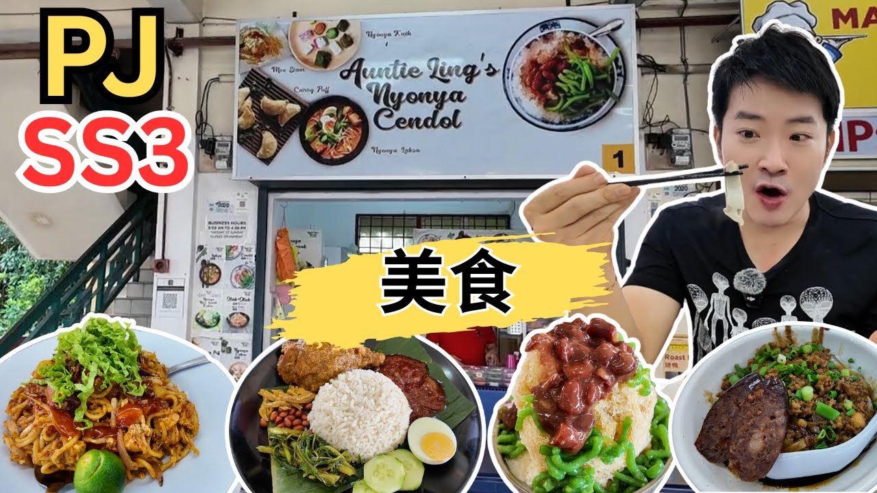 [PJ SS3 ～美食] 每天排长龙的Auntie Ling's Cendol，椰浆饭，娘惹叻沙！MJ SS3茶室胡椒猪肚汤，怡保冬菇猪肠粉 ...