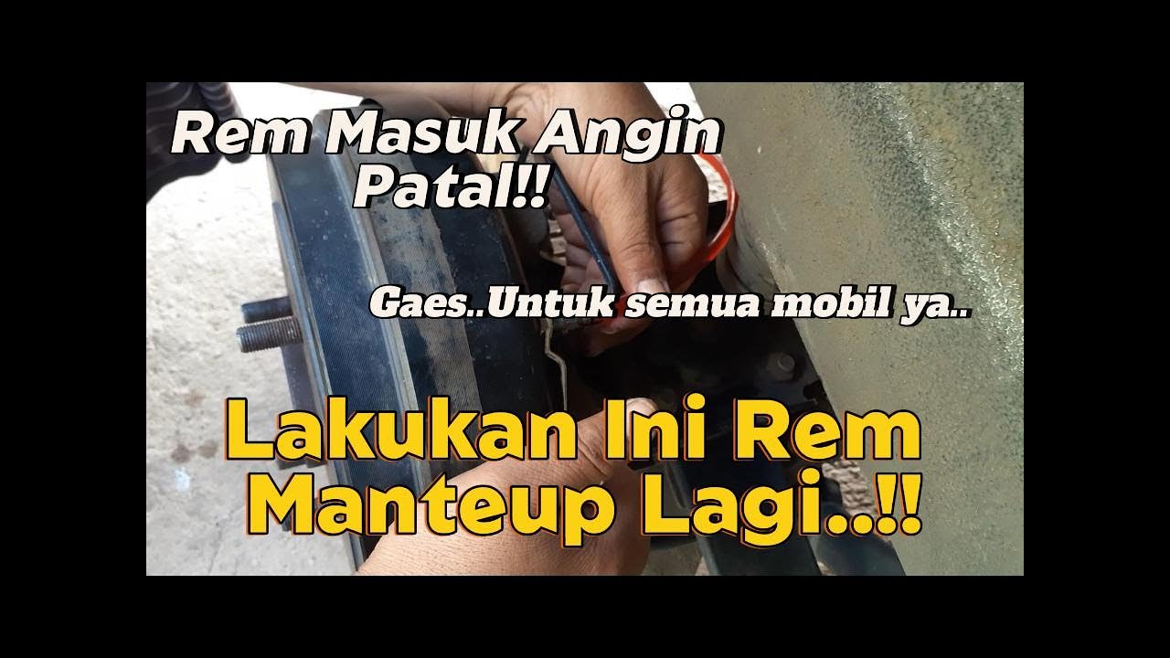 Rem Ngempos | Bleeding/nguras minyak rem dng alat sederhana | #tips # ...