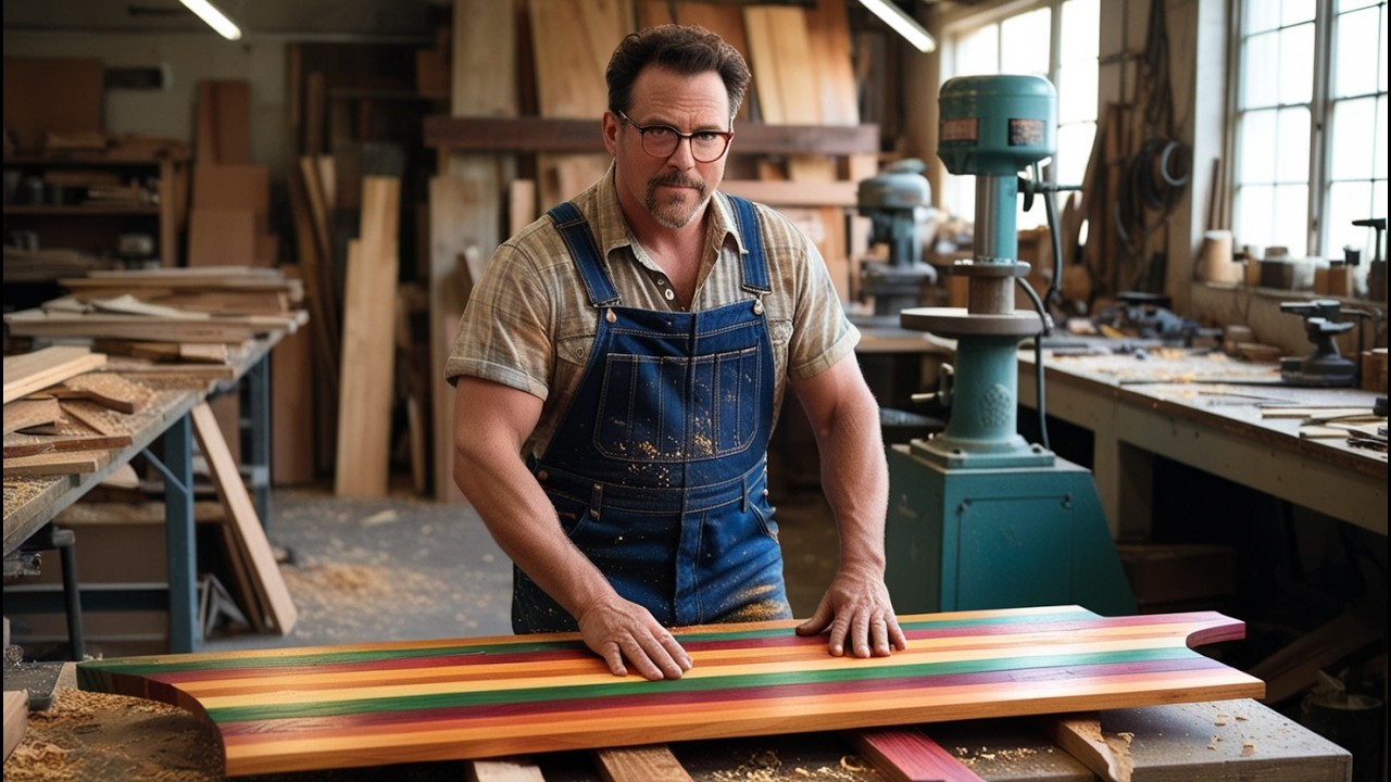 Talented Carpenter || Using Seemingly Discarded Wood Pieces to Create a ...