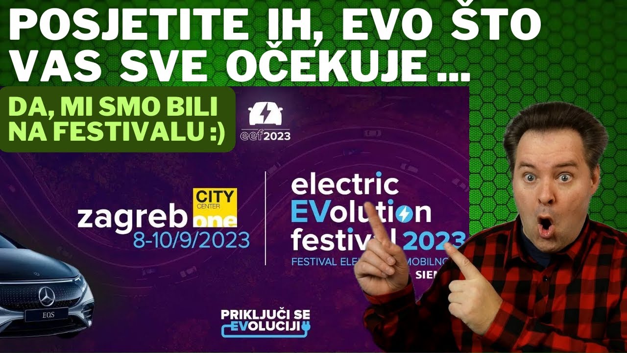 Bili smo na Electric EVolution Festival Zagreb 2023 - evo što smo sve vidjeli i saznali! - YouTube