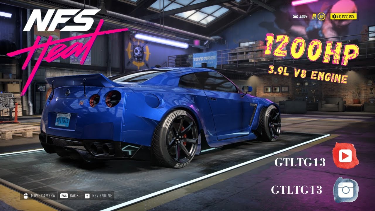 Need for speed Heat Gameplay | NISSAN GT-R R35 Customization | 1200hp 3 ...