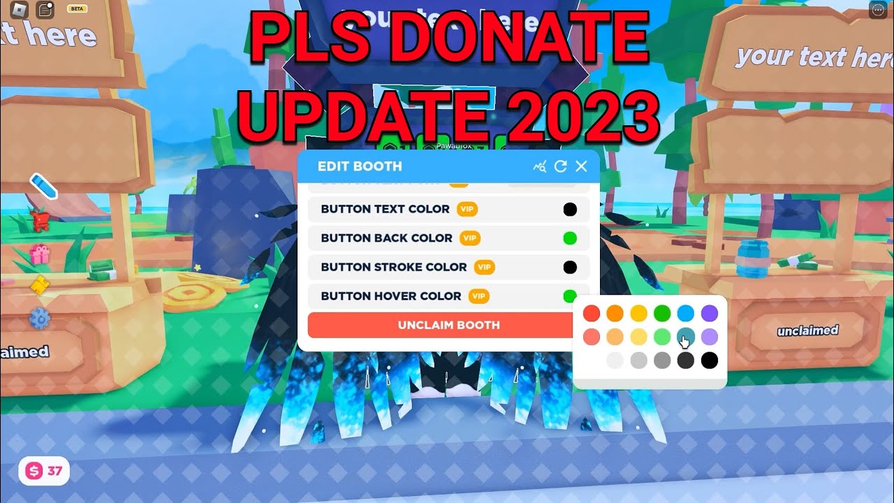 How To Make A Stand In Pls Donate - Full Guide (PLS DONATE UPDATE) 2023 ...