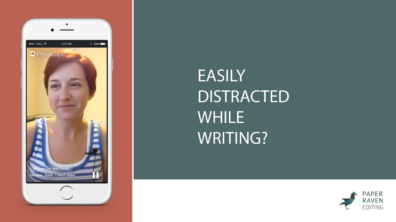 Easily distracted while writing? - YouTube