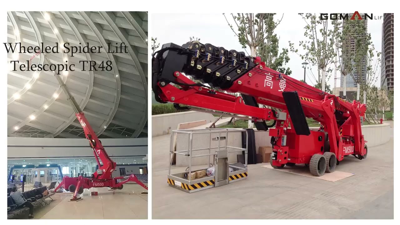 What kind of spider lifts and boom lifts, scissor lifts GOMANLIFT focus ...
