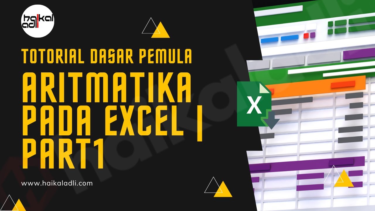 Tutorial Pemula : Aritmatika Pada Excel #Part1 #tutorialexcelpemula ...