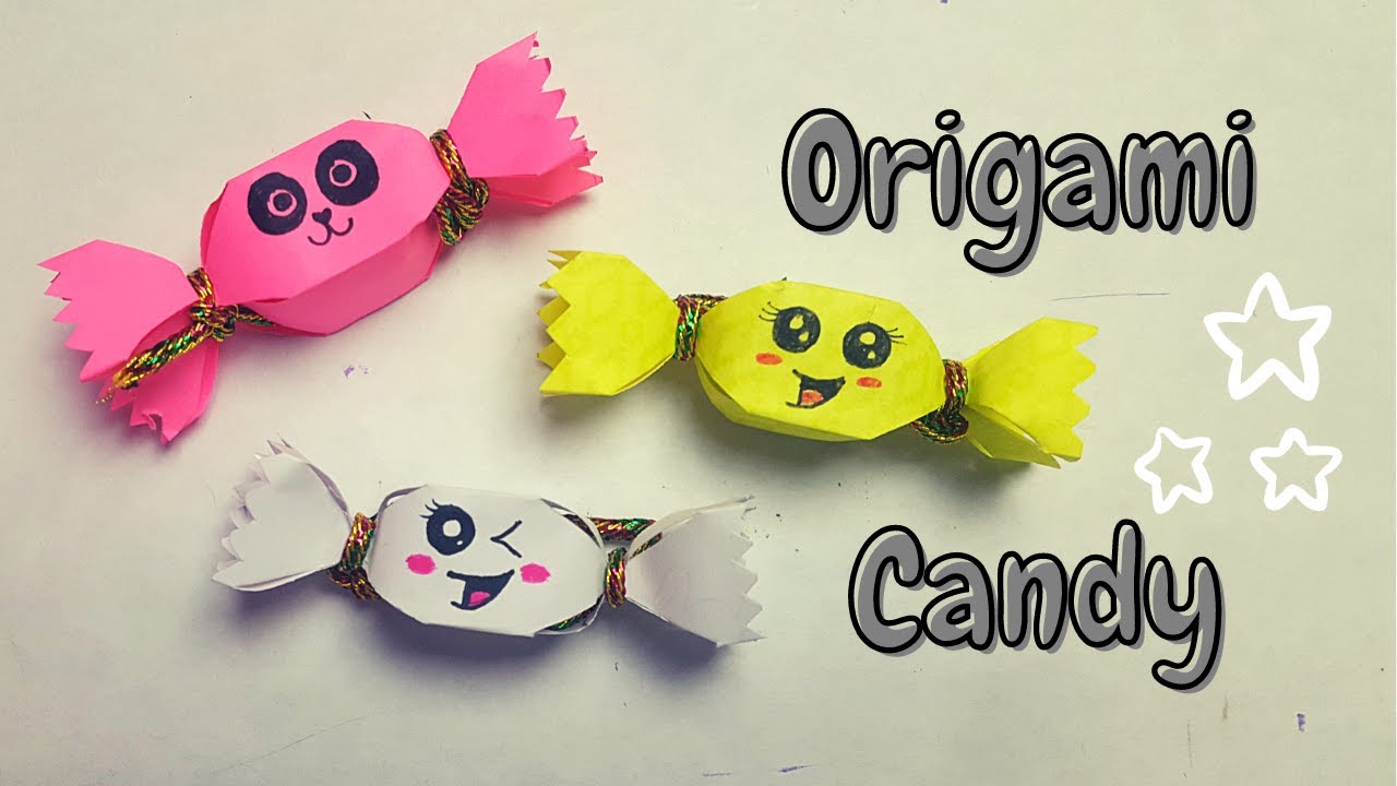 Origami Paper Candy | How To Make Easy Mini Paper Candy | Origami Craft ...