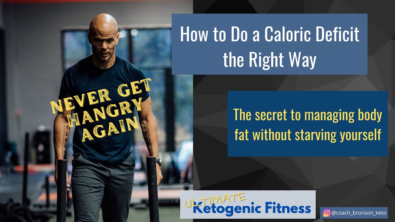 How to Do a Caloric Deficit the Right Way - YouTube