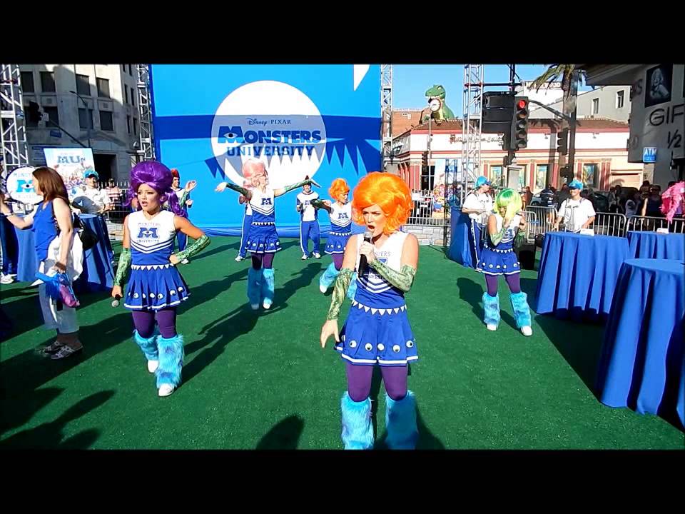 Monsters University Cheerleaders
