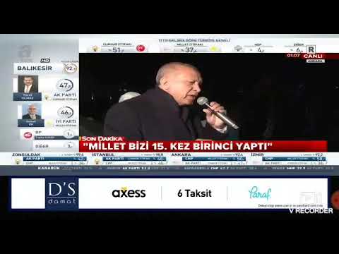 ERDOĞAN  BALKON KONUSMASI (31 MART ) BIZIMKISI BIR ASK HIKAYESİ