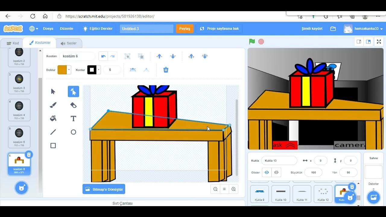 scratch korku oyunu yapımı bölüm6(how to make horror game part6) fnaf ...