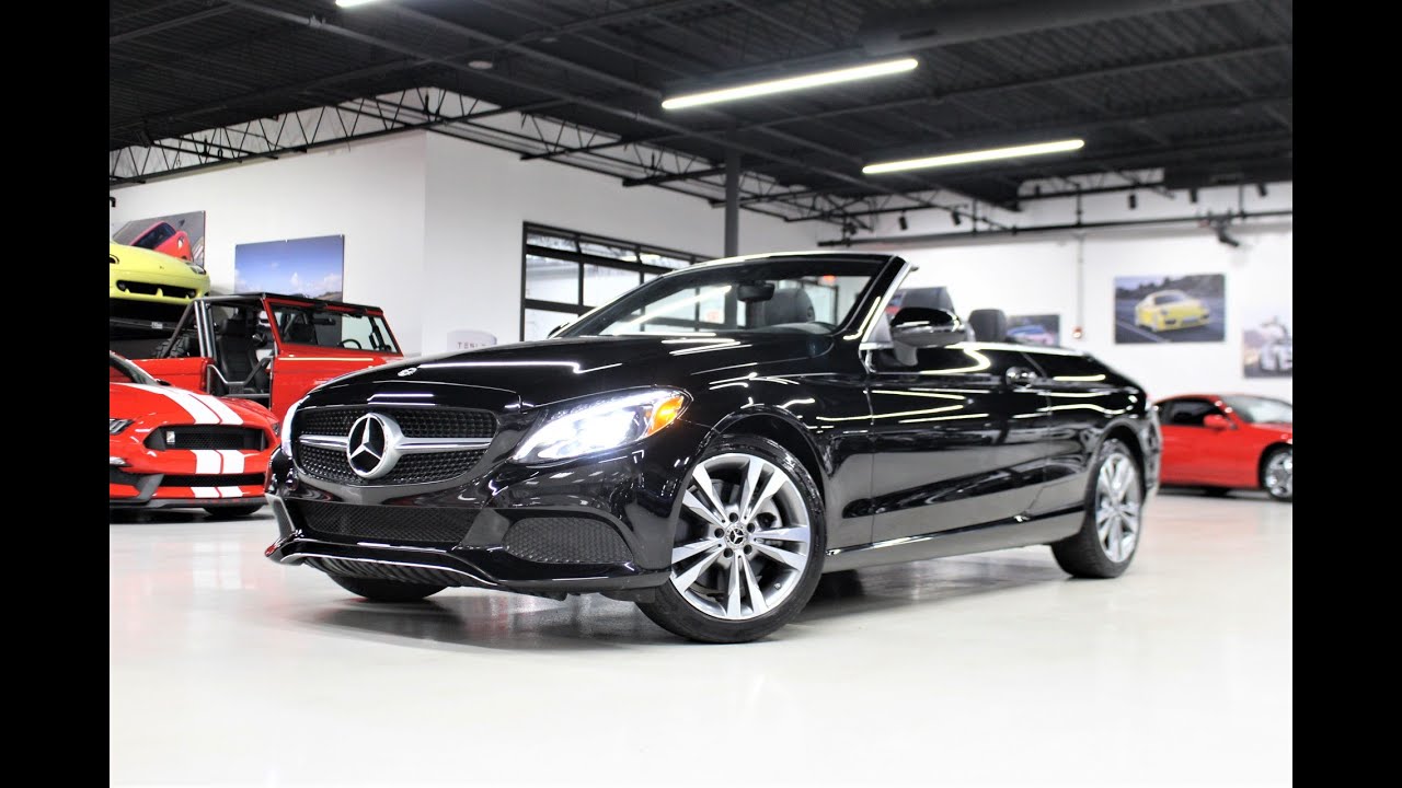 2018 Mercedes Benz C300 Convertible! 4MATIC AWD! $56K MSRP and 1 Owner ...