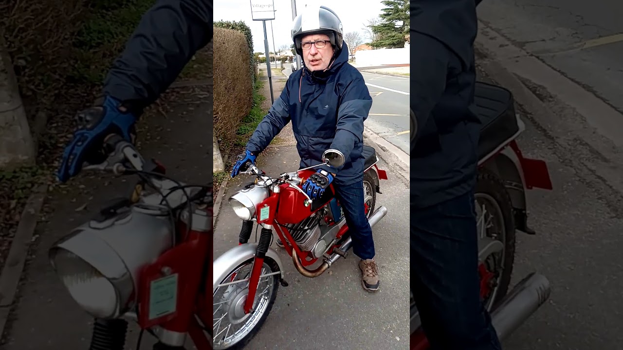 Essais de la Puch M125 - YouTube