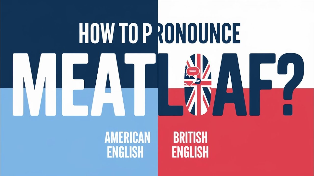 Meatloaf Pronunciation: US vs UK - YouTube