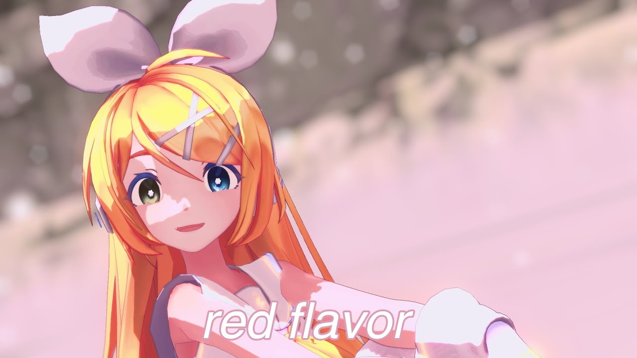 [MMD] Red Flavor -Sour Long Hair Kagamine Rin- - YouTube