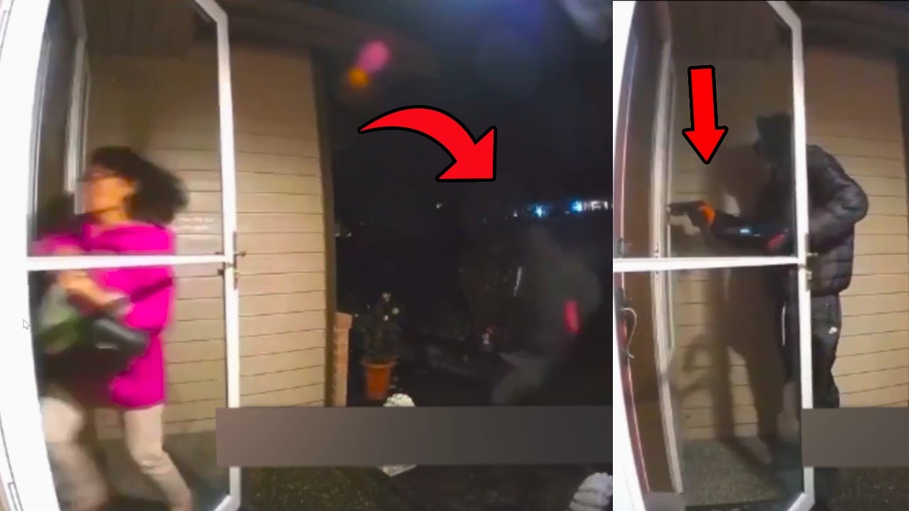 He Tries TO BREAK IN With A GLOCK SWITCH EXTENDO But Gets CAUGHT In 4k ...