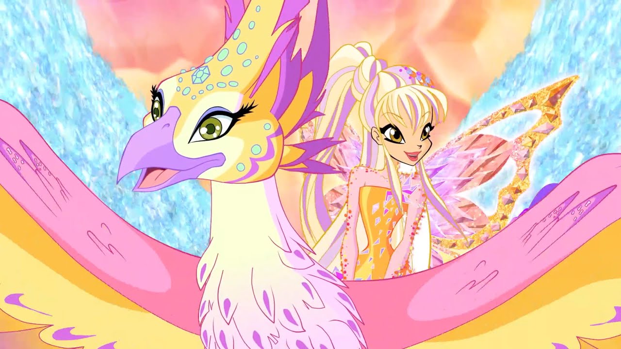 Stella and Shiny admire a shower of diamonds | Winx Club Clip - YouTube