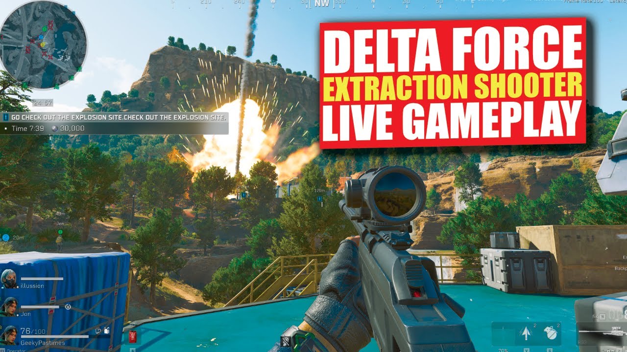 Delta Force Extraction Mode 🔴 LIVE GAMEPLAY 🔴 - YouTube