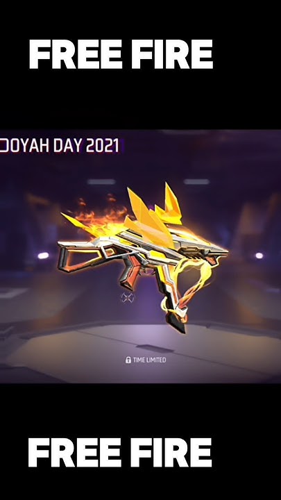 FREE FIRE BOOYAH DAY 2021 UMP GUN SKIN - YouTube