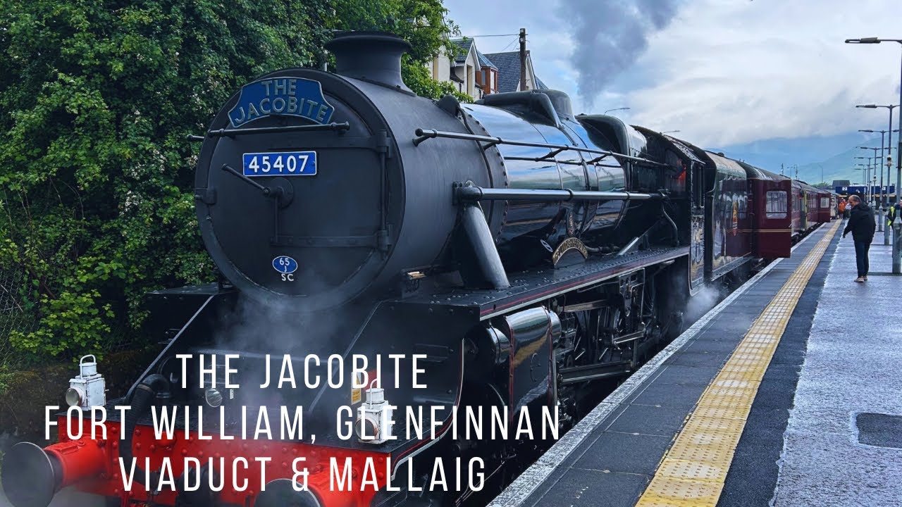 The Jacobite. Fort William, Glenfinnan Viaduct & Mallaig. - YouTube