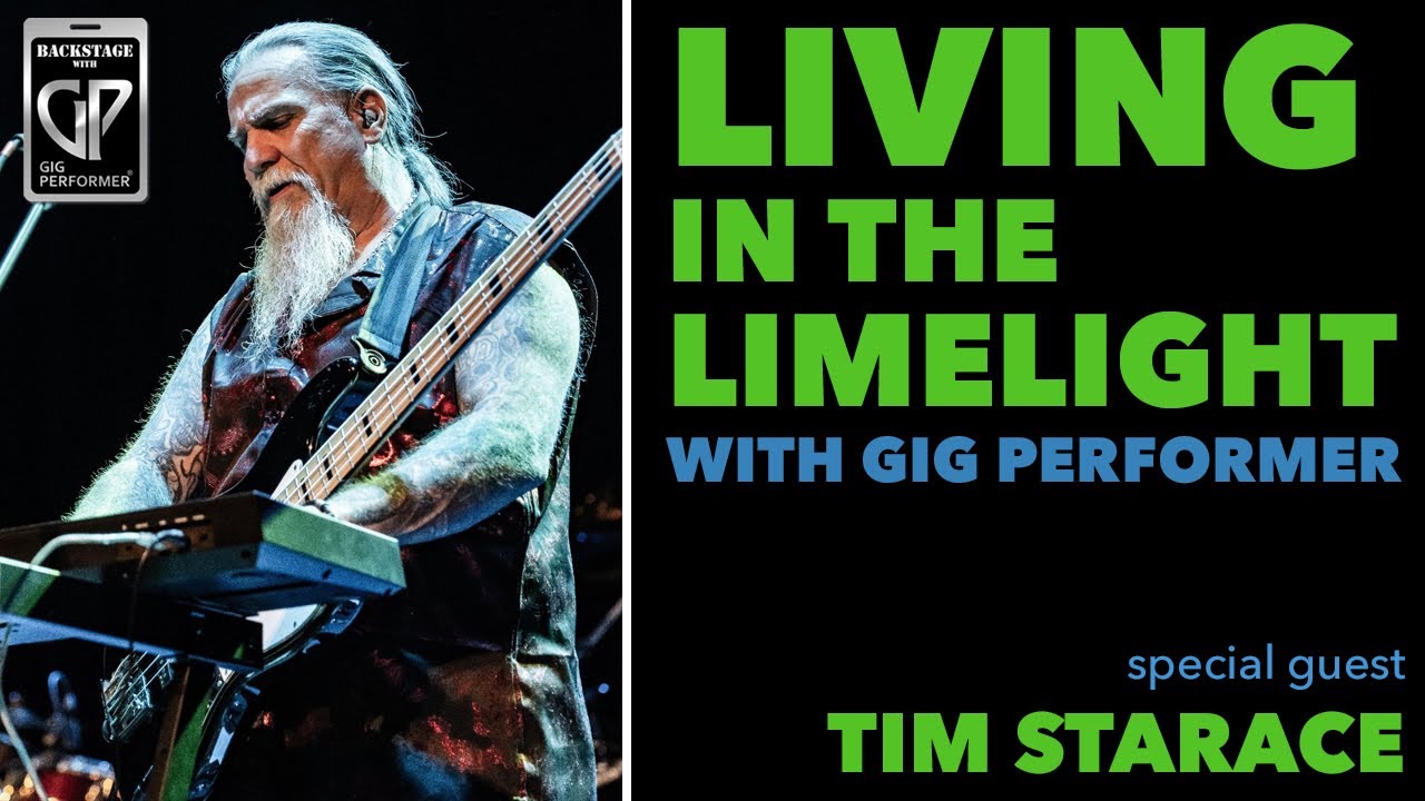 Backstage with Gig Performer Featuring Tim Starace - YouTube
