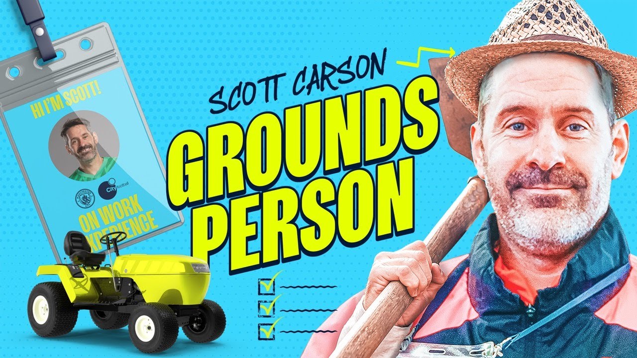 Scott Carson 🌻 GOES GARDENING 👩🏼‍🌾 | Man City on Work Experience - YouTube