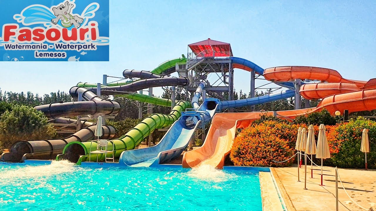 FASOURI WATEPARK ALL SLIDES - YouTube