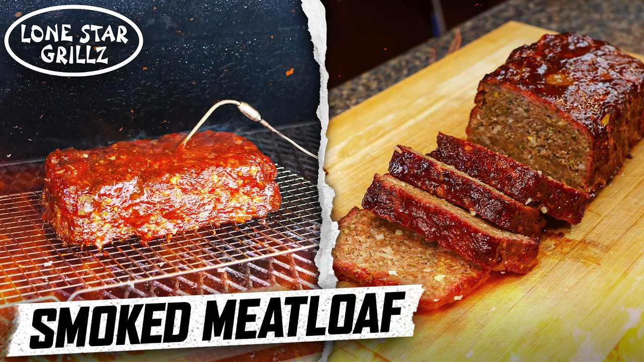 SMOKED Meatloaf | Best Meatloaf Recipe | Lone Star Grillz - YouTube