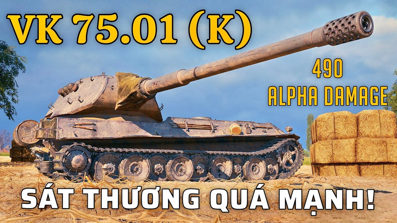 VK 75.01 (K): Nòng pháo 12,8 cm uy lực trên xe tăng Đức | World of ...