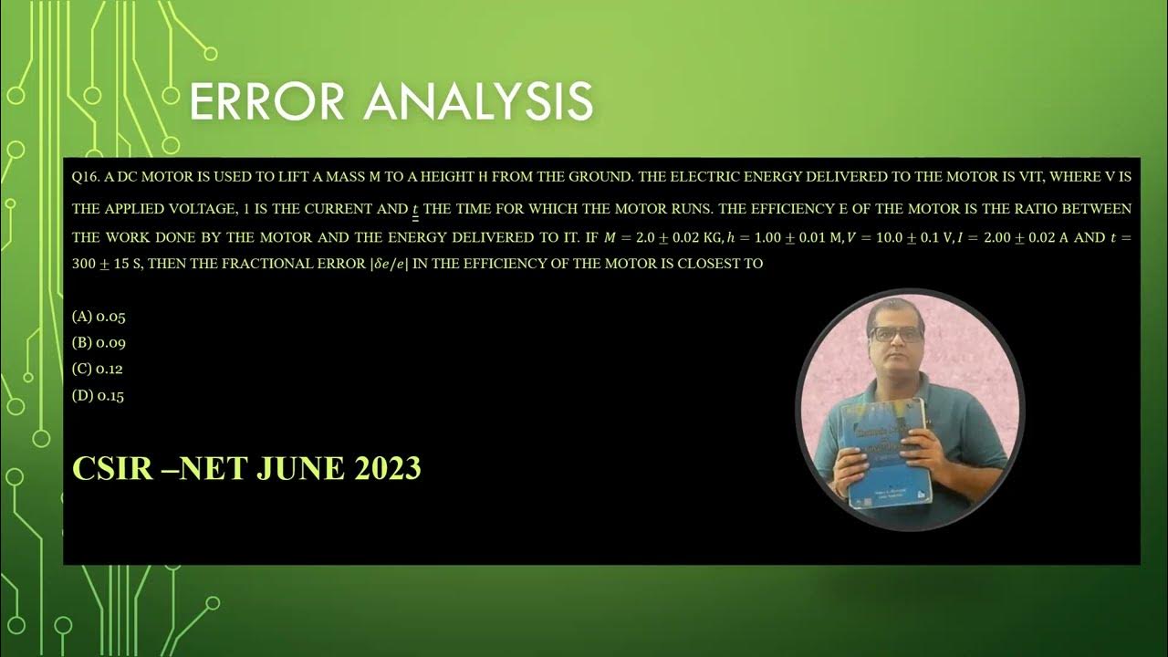 Unveiling The CSIR NET Physics June 2023 Solution With Error Analysis |Electronics| # ...