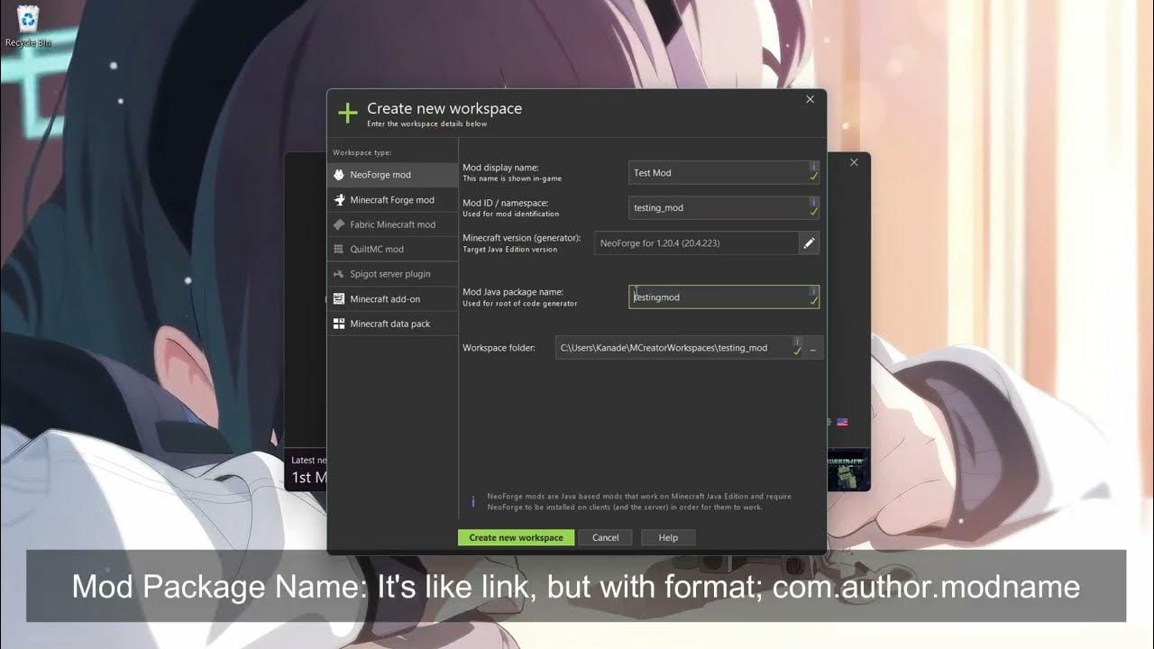 How to Create a Item with MCreator - YouTube