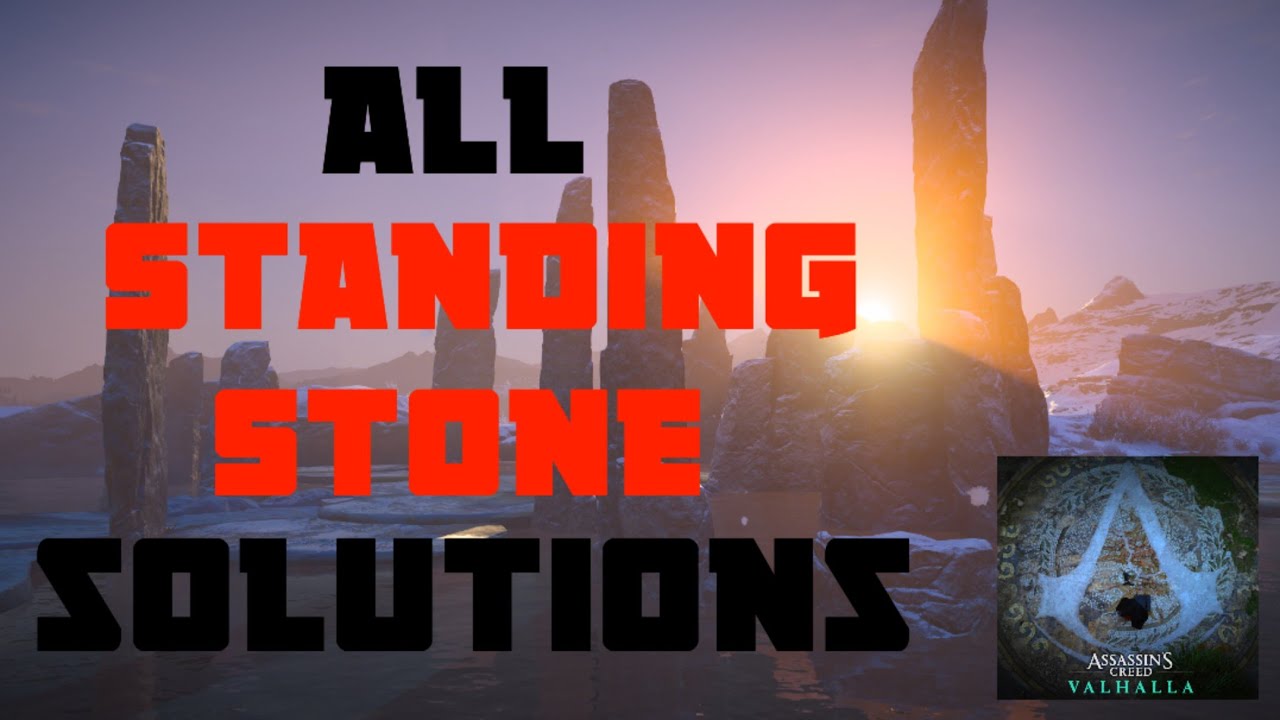 Assassin's Creed Valhalla | All Standing Stone Solutions - YouTube