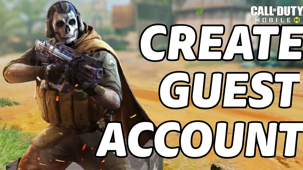 How To Create Guest Account Call of Duty Mobile Mobile 2022 - YouTube
