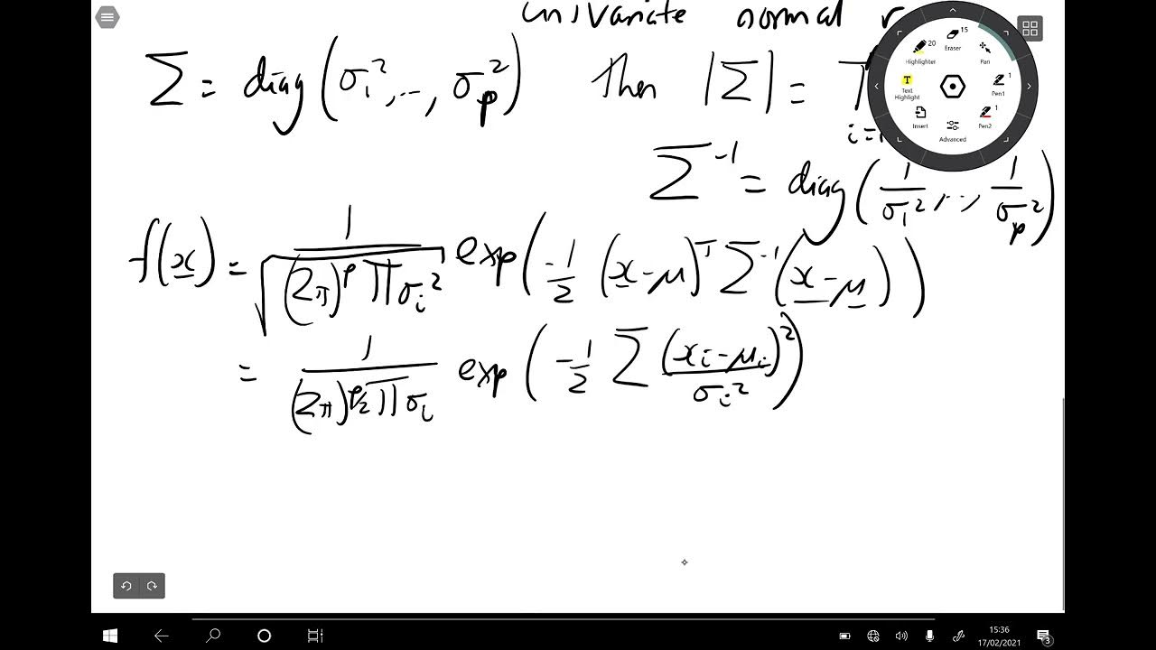 Multivariate Statistics 7 1 Multivariate Normal Distribution YouTube multivariate-statistics-7-1-multivariate-normal-distribution-youtube