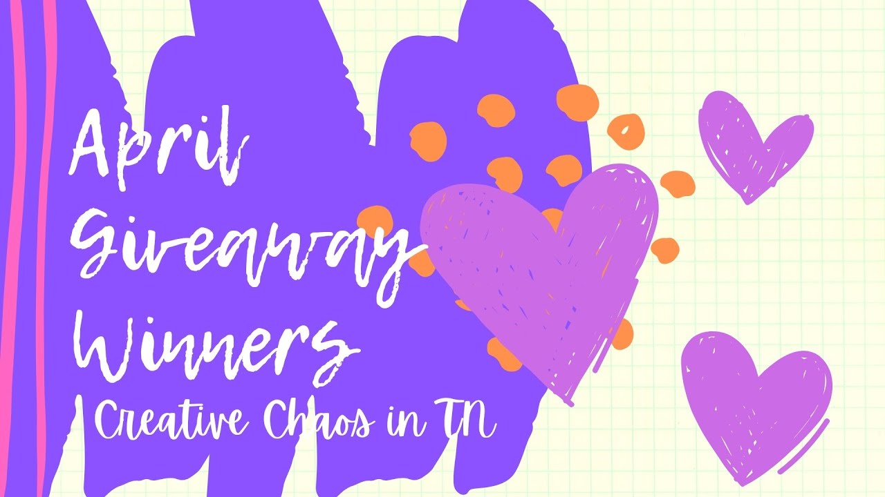 April Giveaway Winners - YouTube