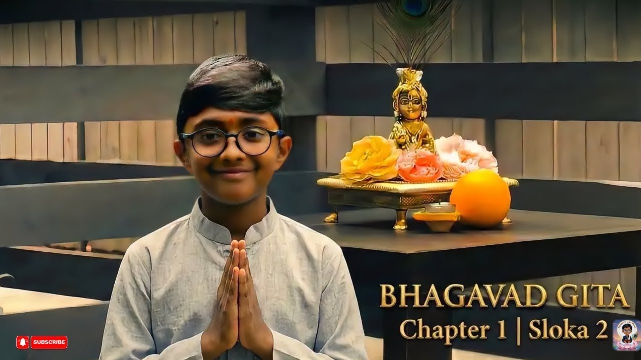 Bhagavad Gita Chapter 1 Sloka 2 | Sanskrit Chanting with Meaning ...