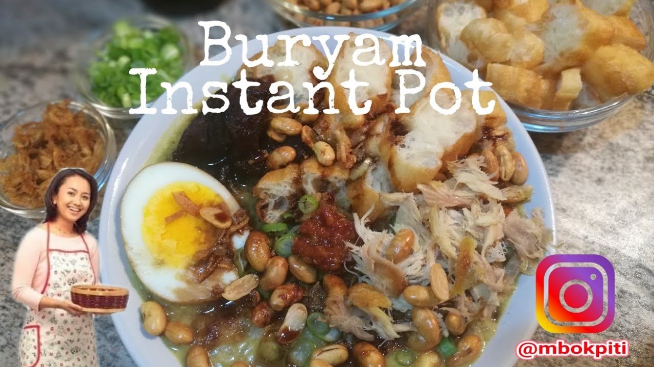 Bubur Instant Pot - YouTube