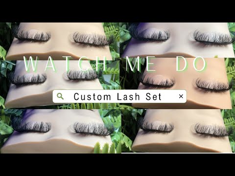 How I Do My Handmade Lash Strips 🌴 Custom Lash Strip Tutorial 🌴 - YouTube